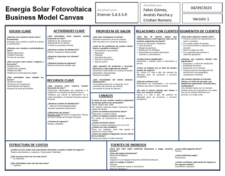 Modelo Canvas | PDF | Business | Cliente