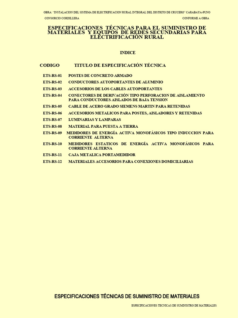 Etsm Red Secundaria | PDF | Conector eléctrico | Conductor electrico