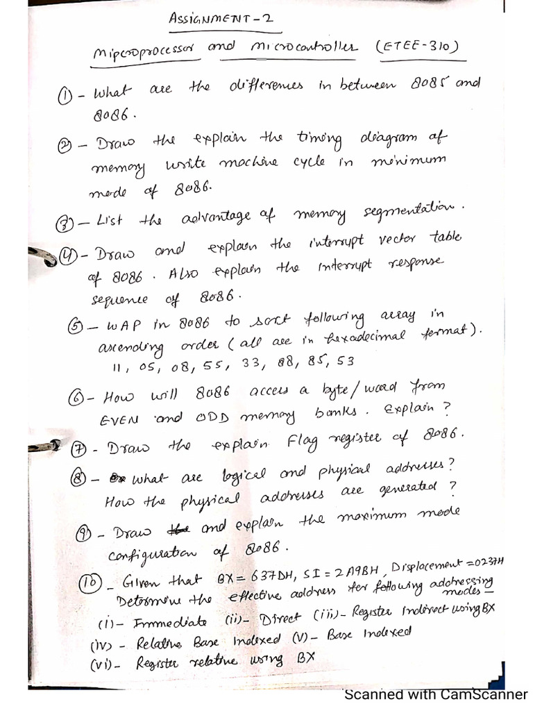 Assignment-2 (MPMC) | PDF