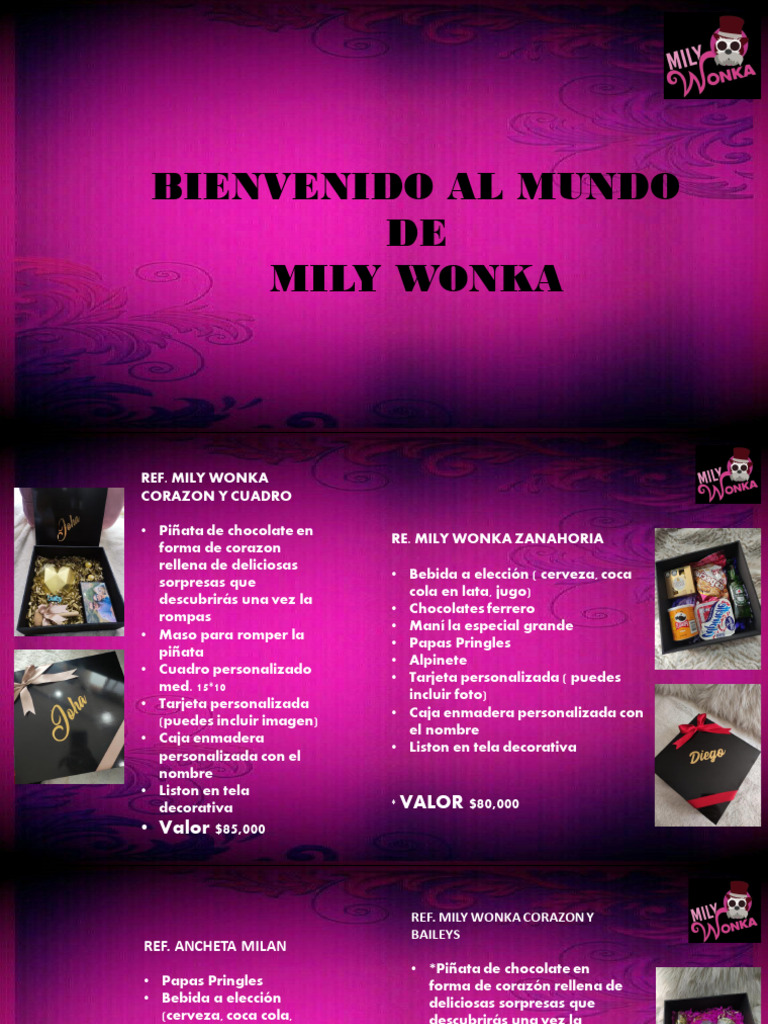 Catalogo Mily Wonka | PDF | Nutrición | Dieta y nutrición