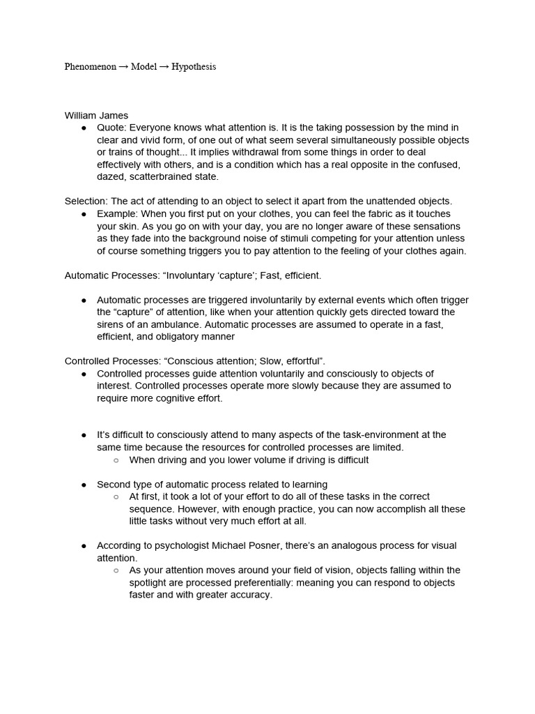 Attention Pdf Attention Neuropsychology