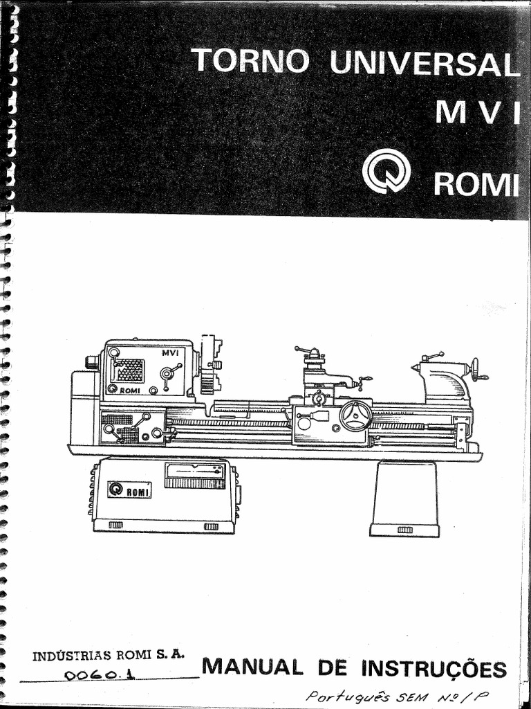 ROMI - Torno Universal MVI | PDF
