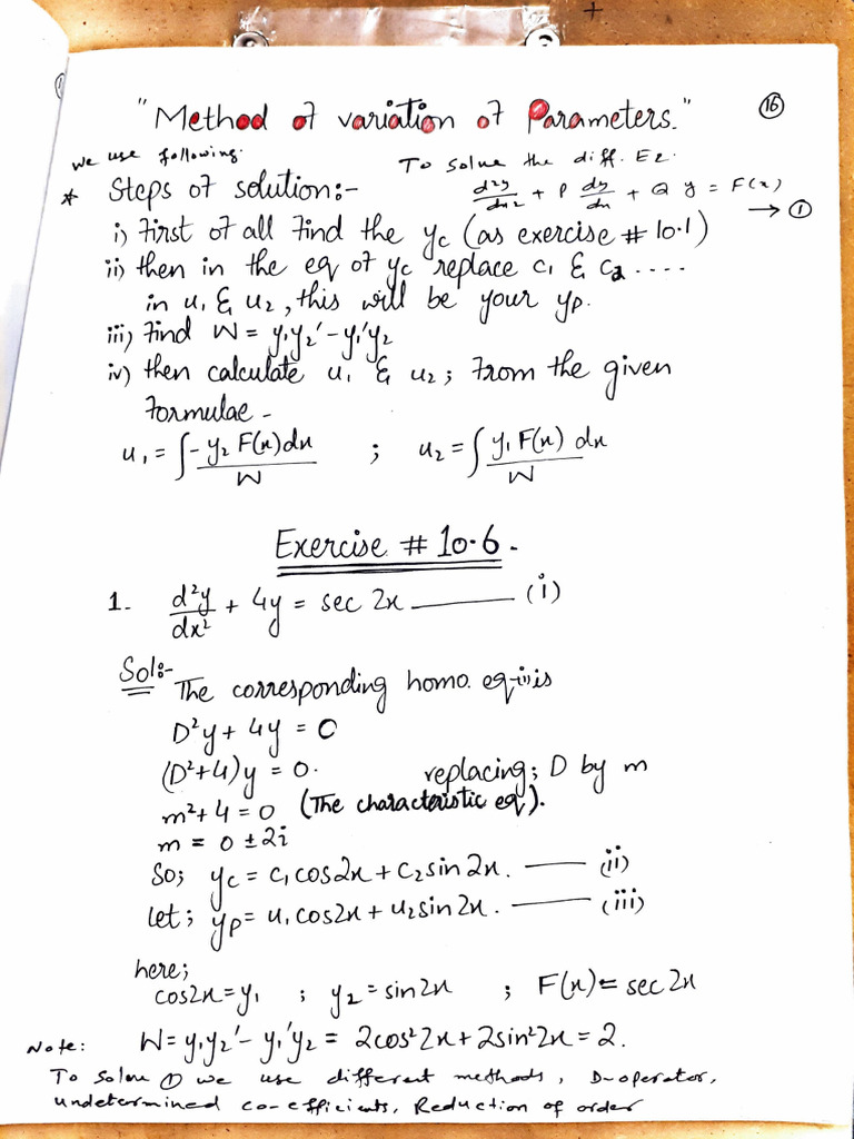 Advanced Differential Equations | PDF | Mathematical Objects | Equations