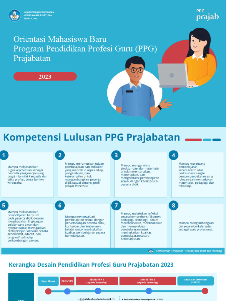 Orientasi Mahasiswa Baru PPG Prajabatan 2023 | PDF
