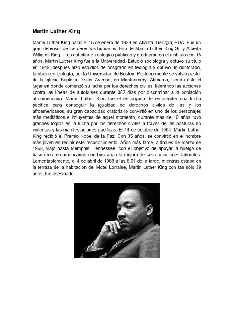 Martin Luther King | PDF