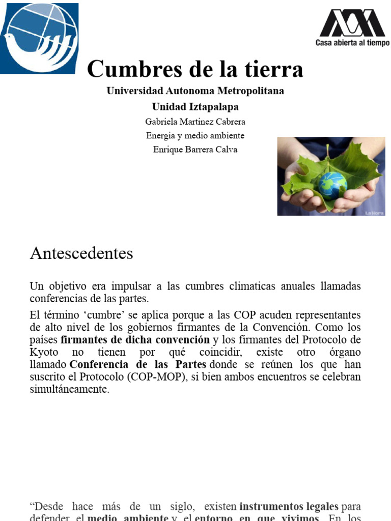 Cumbres de la tierra EMA | PDF | Entorno natural