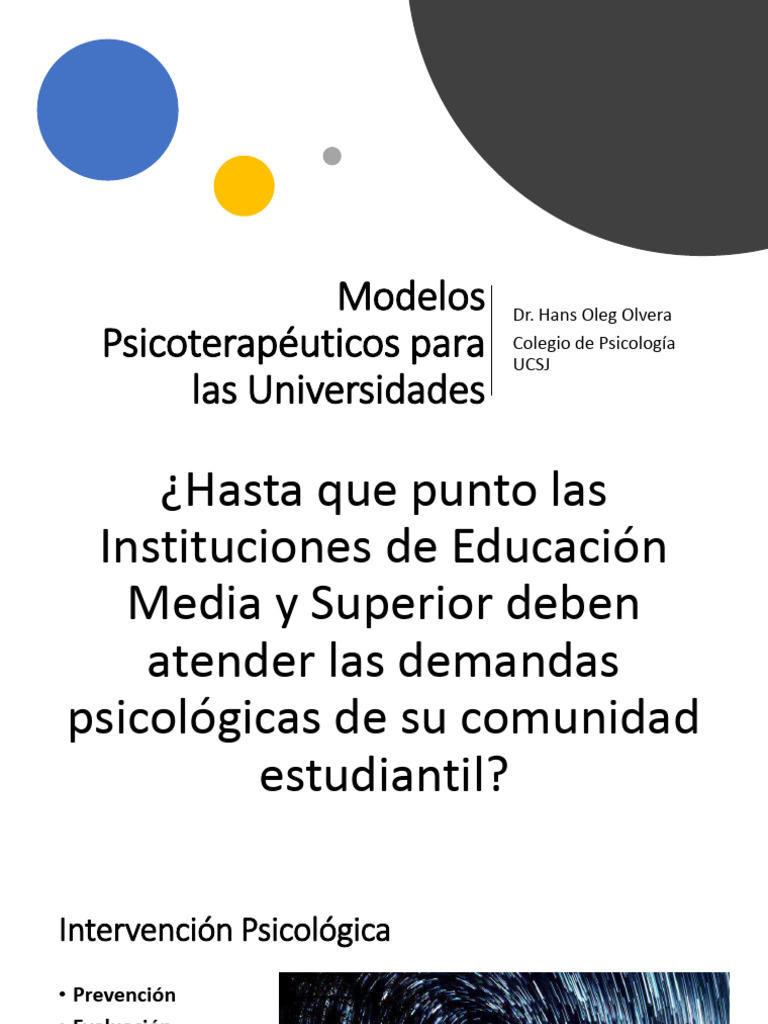 Modelos Psicoterapeuticos para Las Universidades DR Hans | PDF | Psicoterapia | Respiración