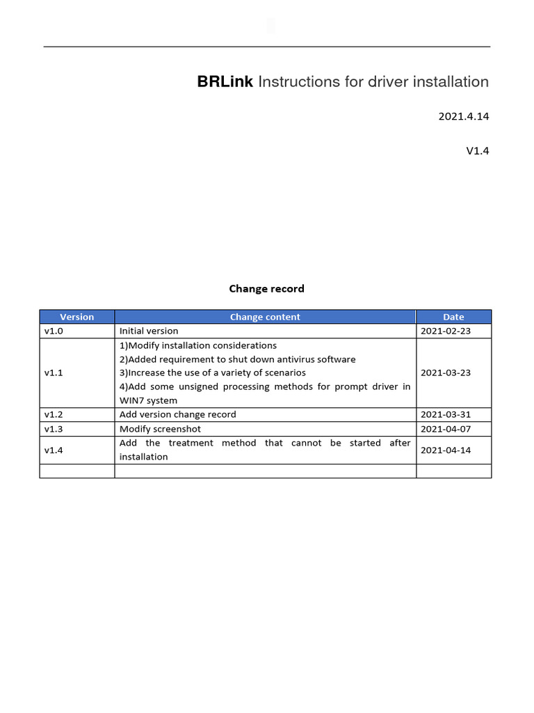 BARROT - BRLink - Installation Instructions - V1.4 | PDF | Bluetooth ...