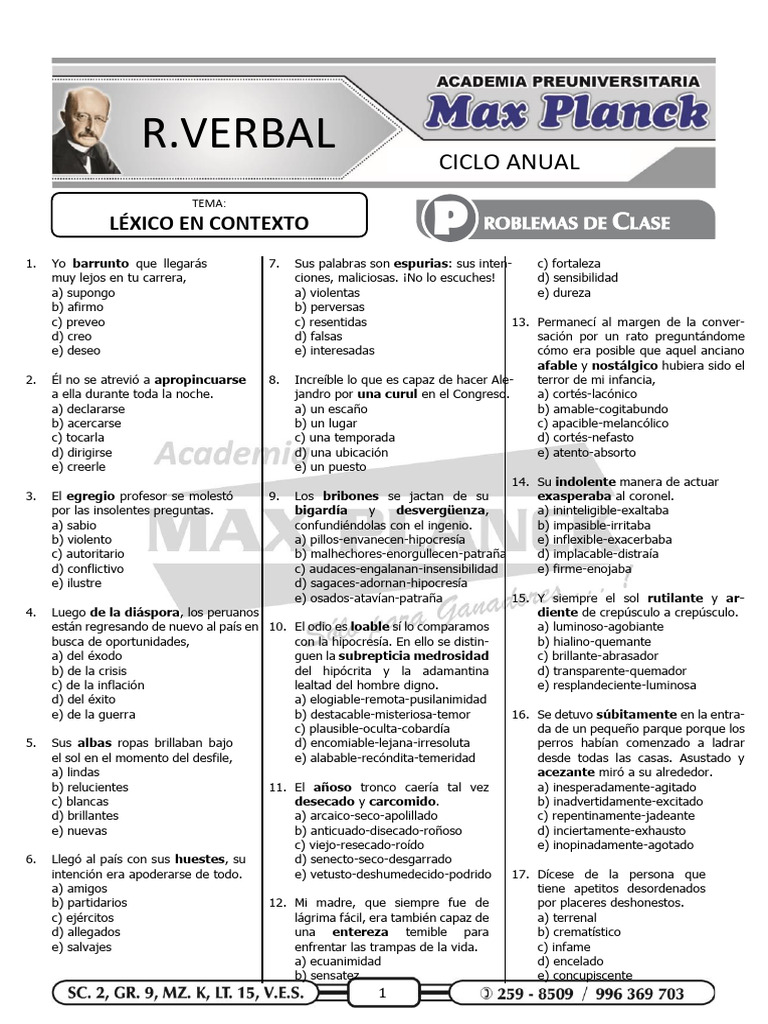 Léxico Contextual | PDF