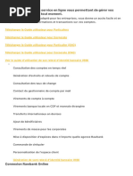 Guide d'utilisation de BMCE Direct | PDF | Virement bancaire | Banques