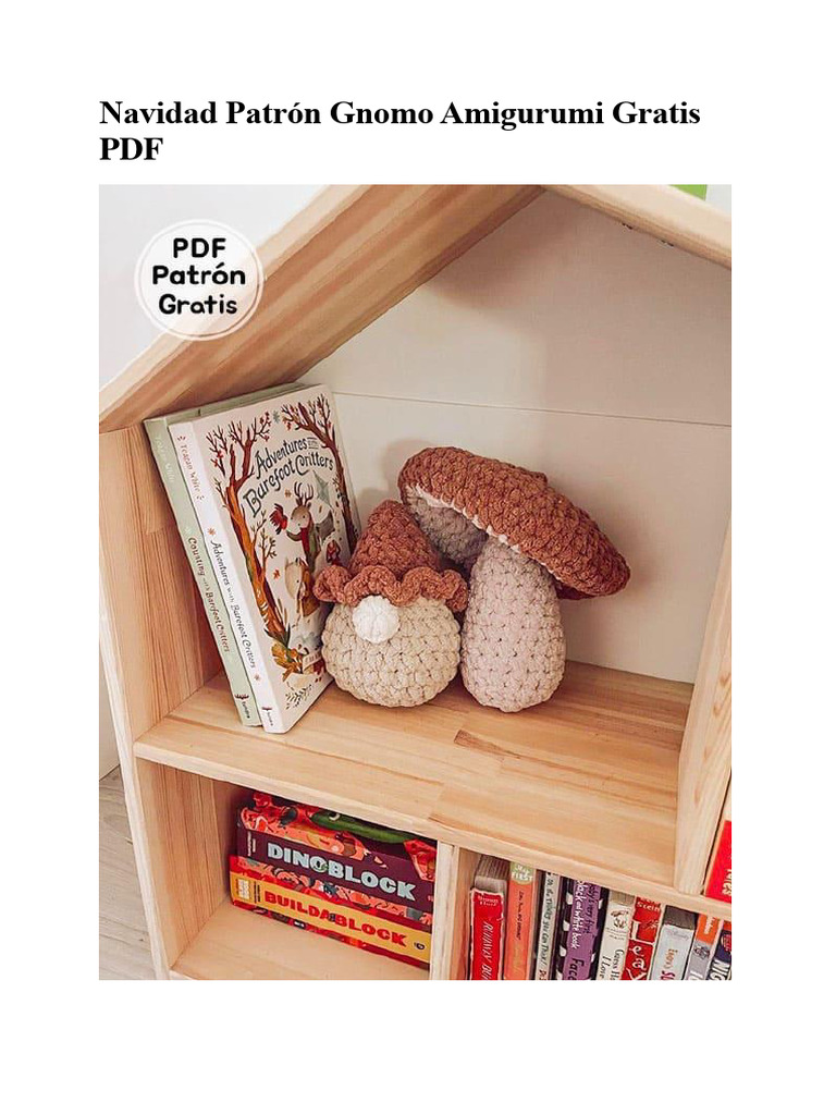 Navidad Patron Gnomo Amigurumi Gratis PDF | PDF | Amigurumi | Tejer