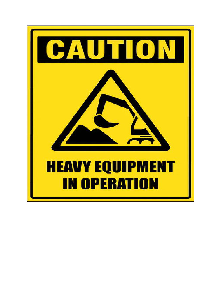 Heavy Equipment in Operation | PDF
