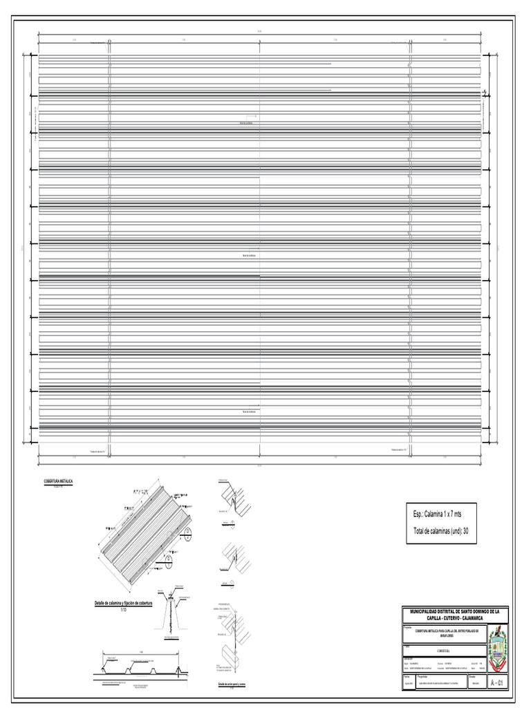Plano de Techo Miraflores | PDF