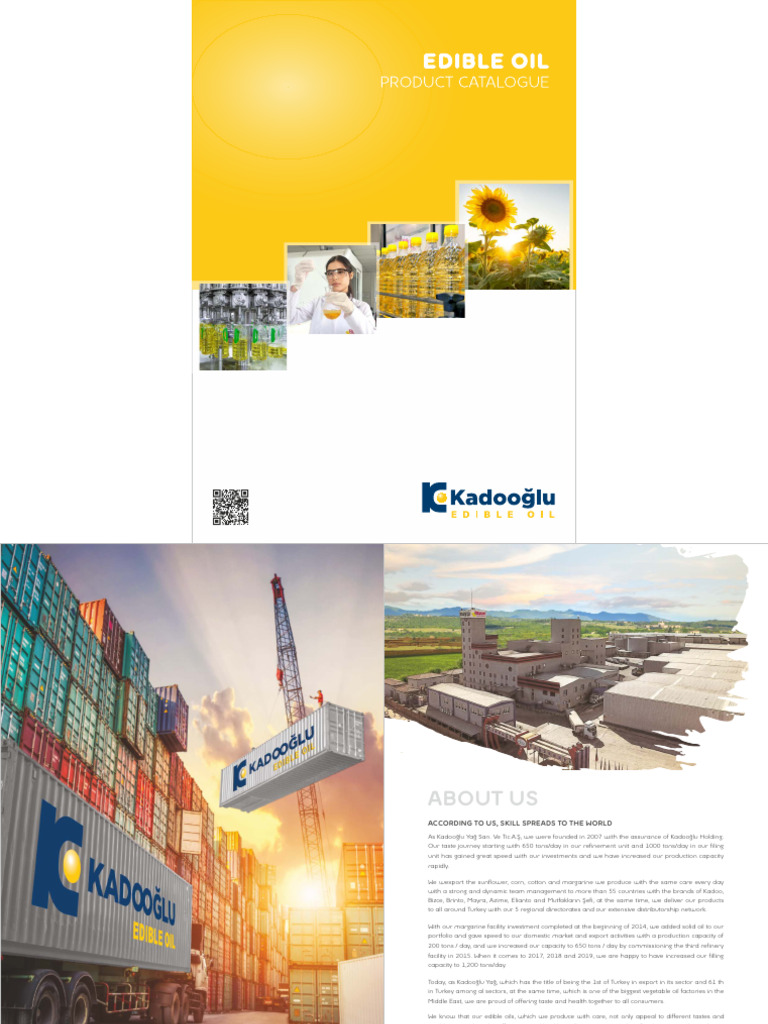 Catalog of Sunflower Oils | PDF | Fat | Cooking Oil