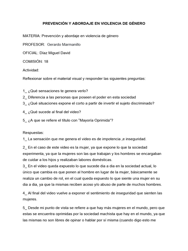 TP N°1 Genero | PDF