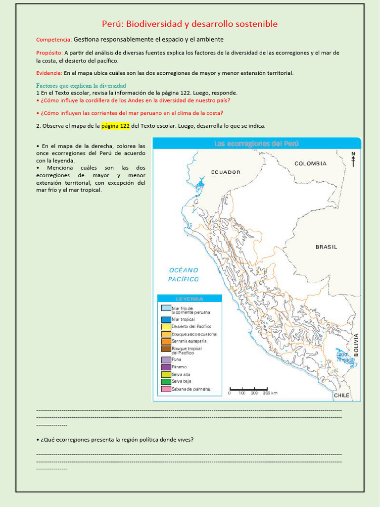 Ecorregiones y biodiversidad del Perú | PDF | Perú | Ecología de sistemas