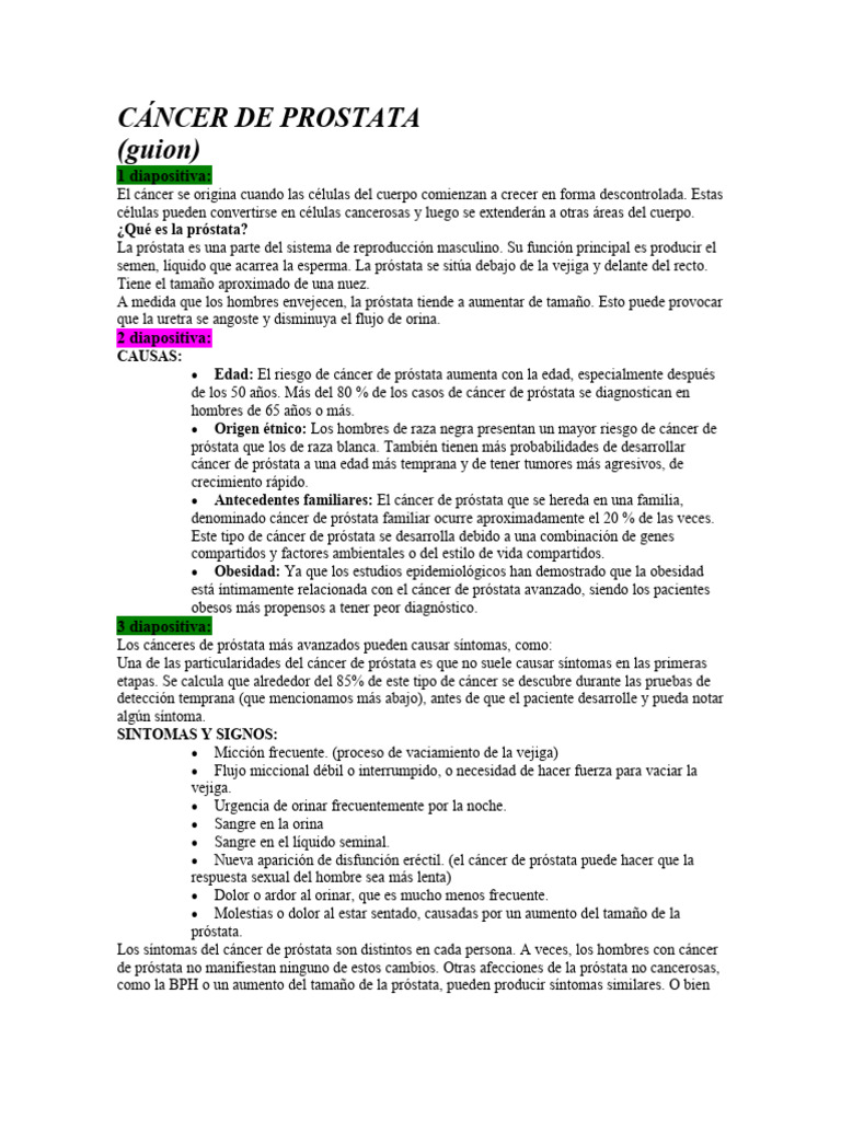 Guía Completa sobre Cáncer de Próstata | PDF | Cancer de prostata | Cáncer
