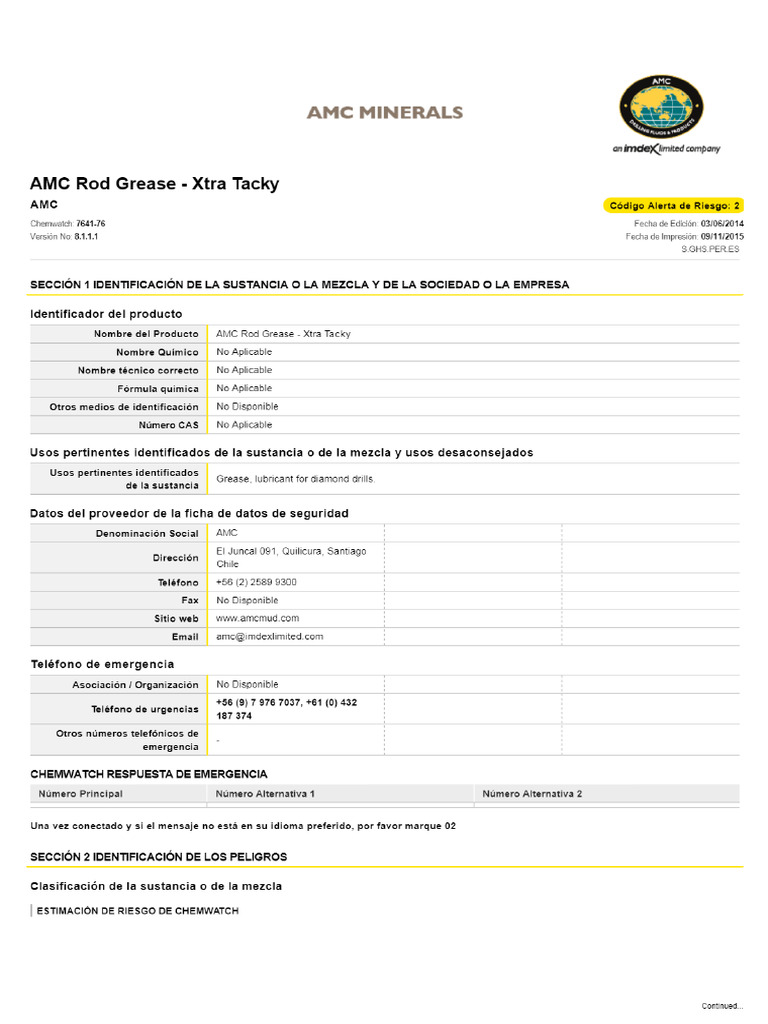 AMC Rod Grease - Xtra Tacky | PDF