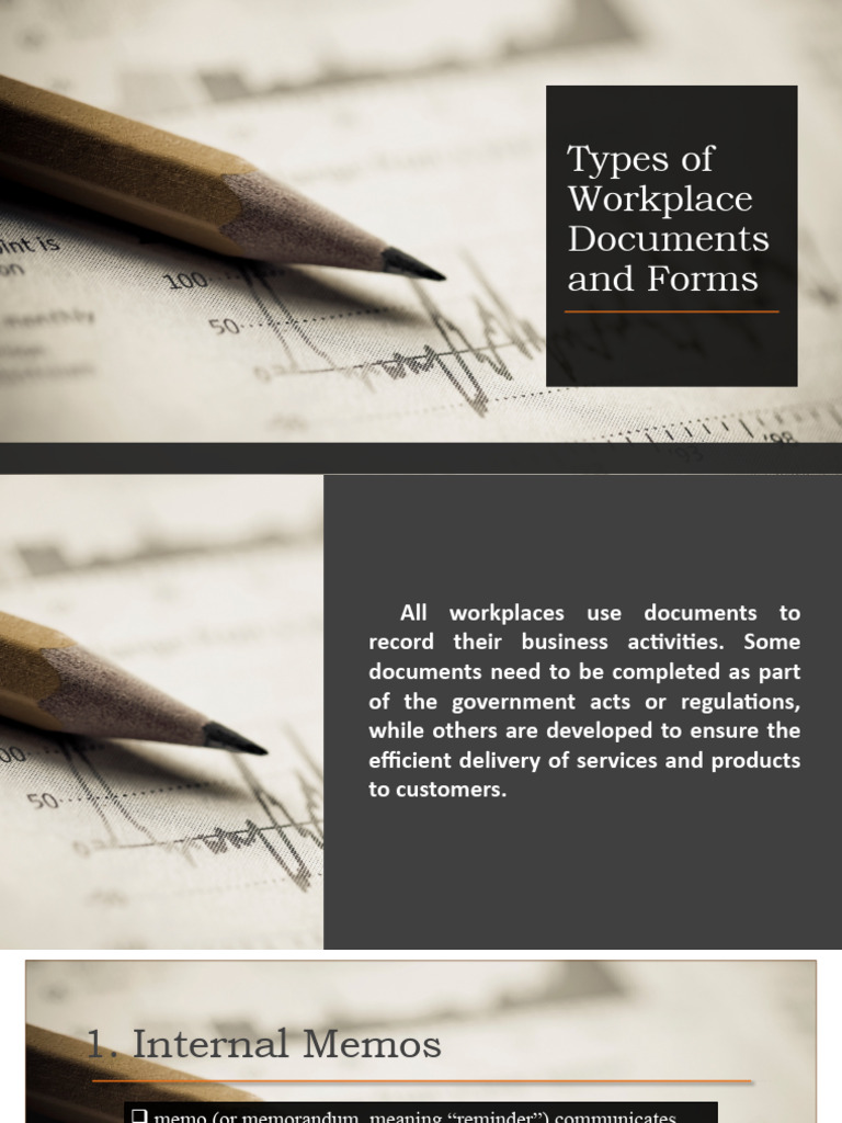 Types of Workplace Documents Explained | PDF | Memorandum | Microblogging