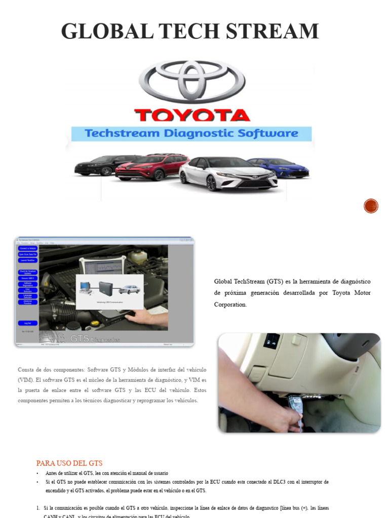 Guía de Uso de Global TechStream | PDF | Software | Bienes manufacturados