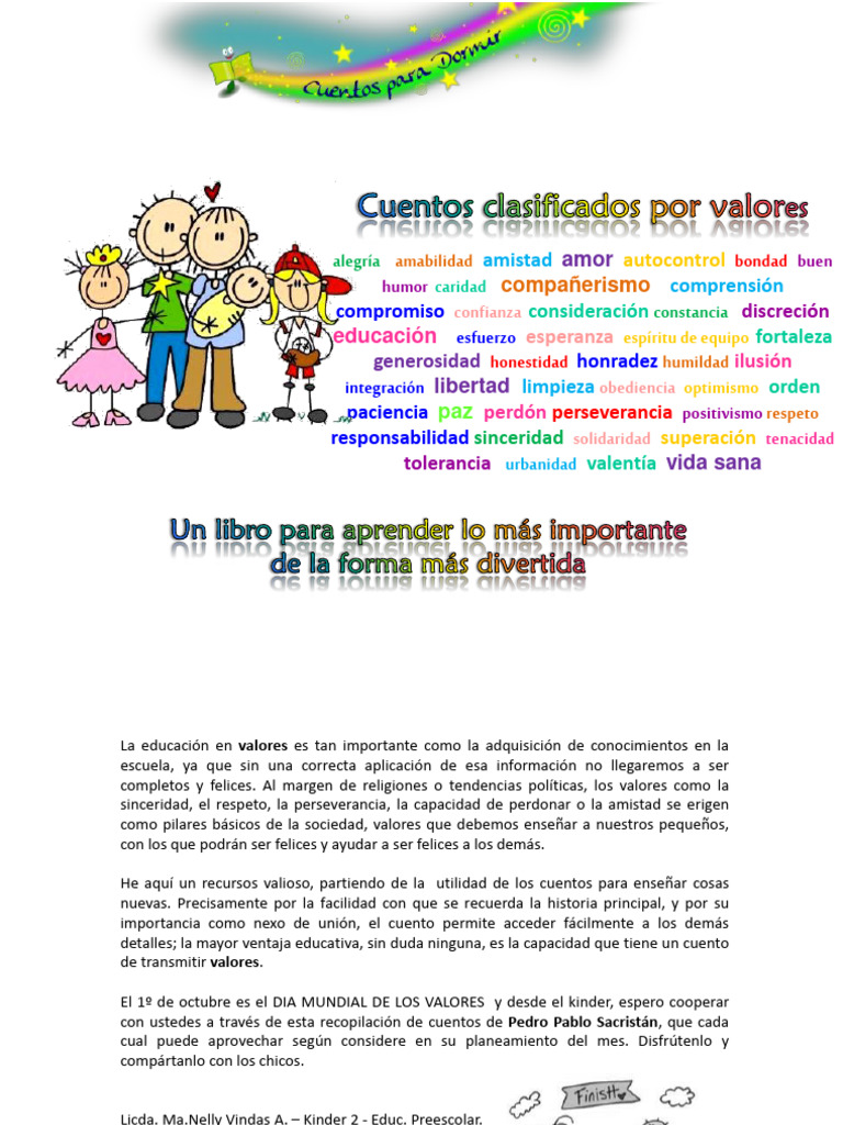 Cuentos De Valores Pdf Amor