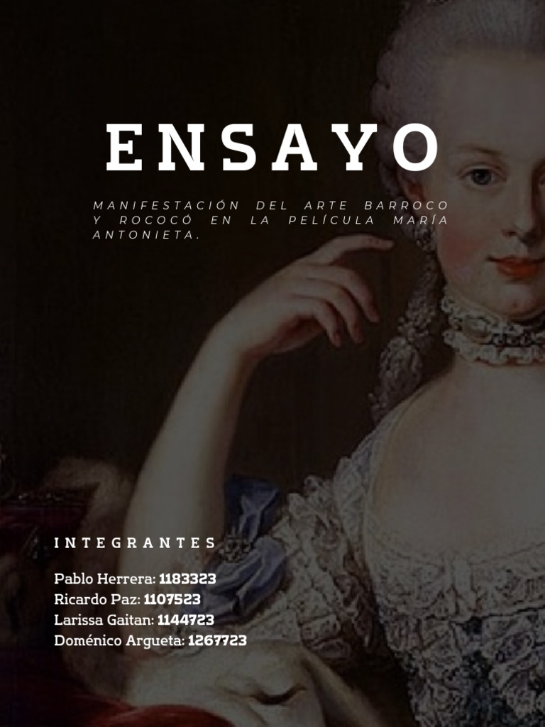 HCYI - Maria Antonieta Barroco y Rococó | PDF | Barroco | Escultura