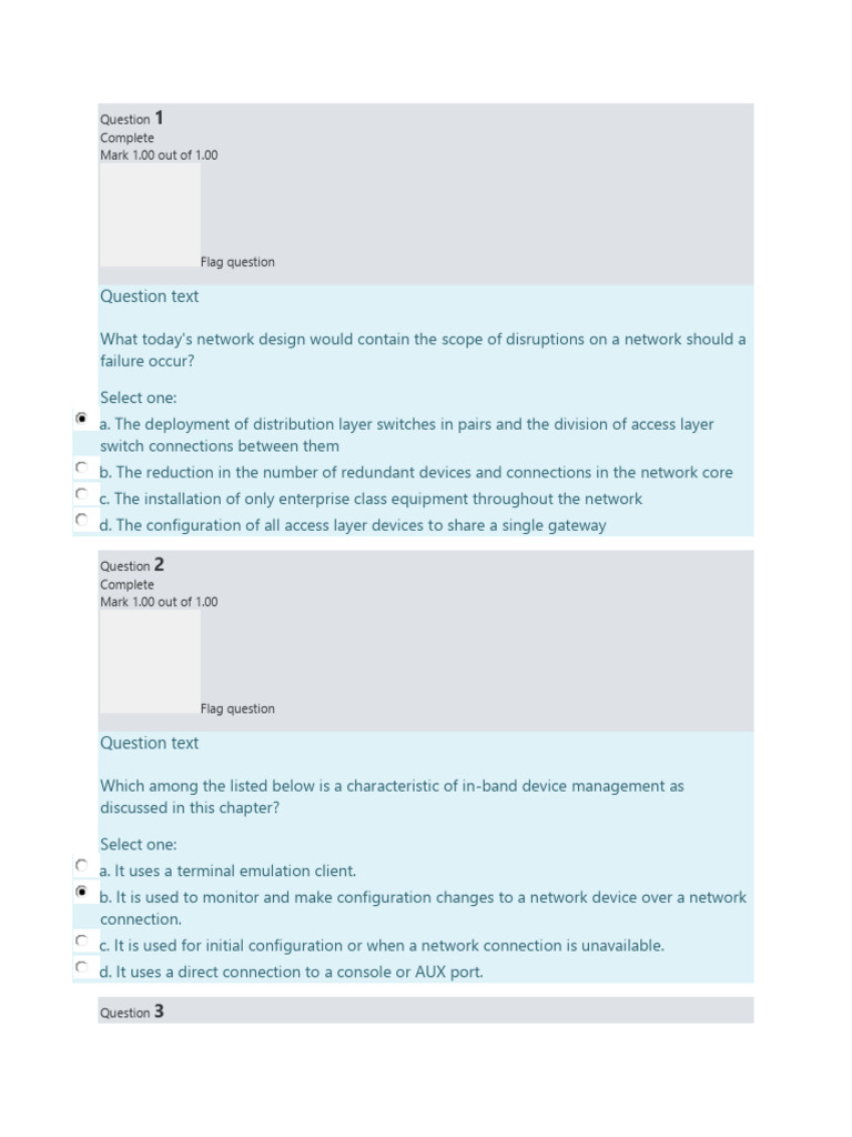 Data Com Answer Key 90 Up To Final Quiz 1 | Download Free PDF | Network Switch | Wireless Lan