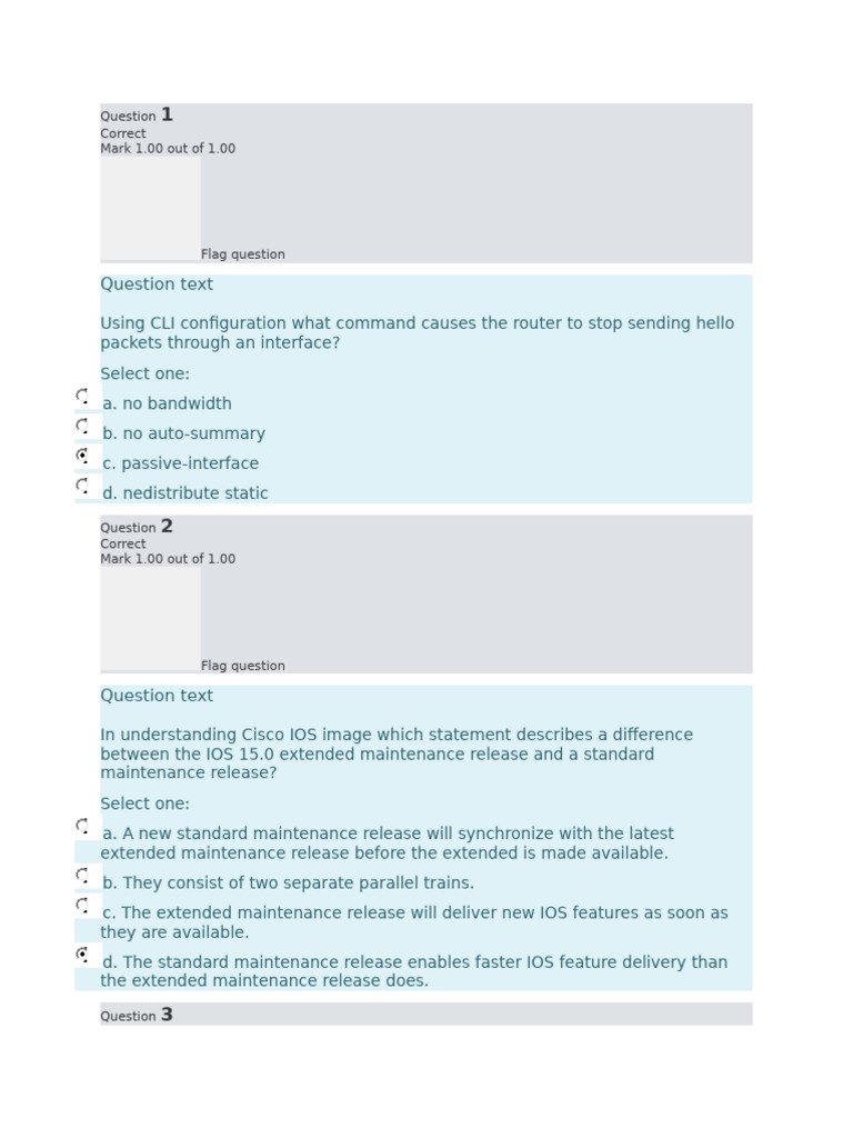 CISCO3BLENDEDFINALS | PDF | Router (Computing) | Routing