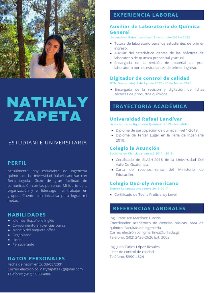 CV Nathaly Zapeta | PDF