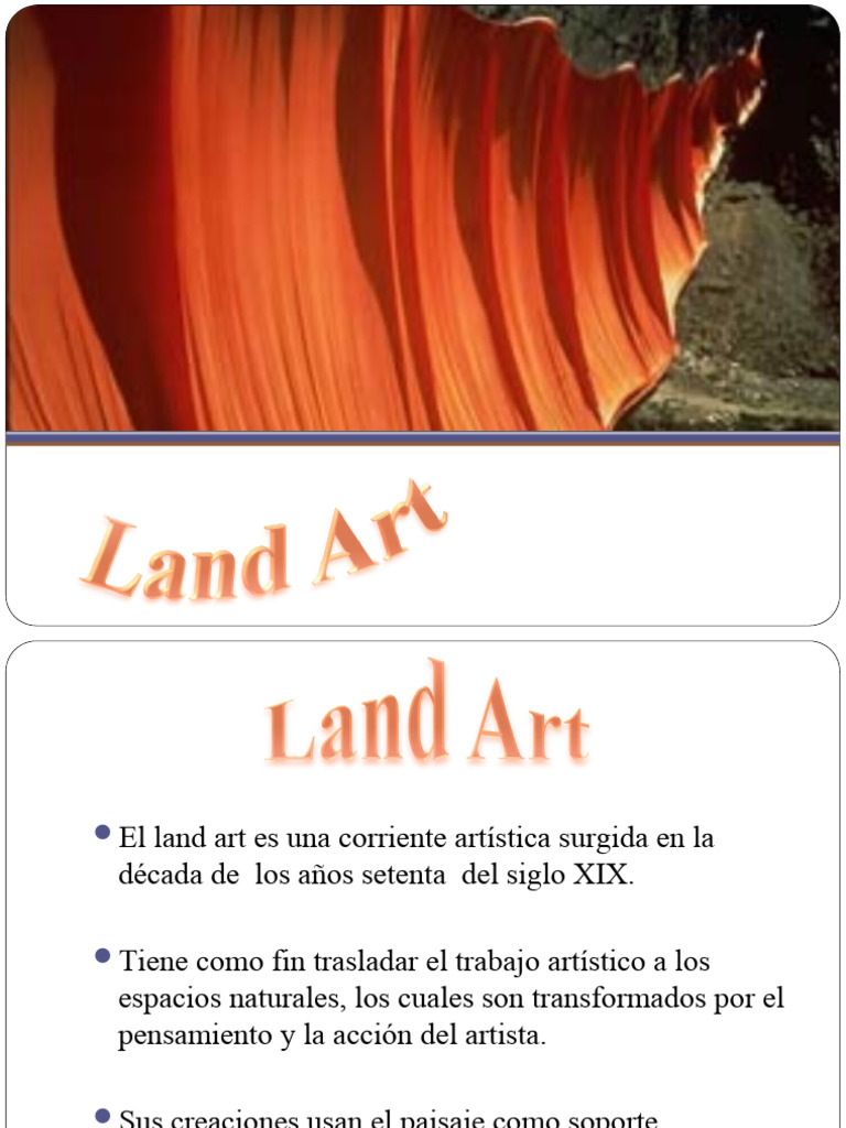 Land Art | PDF | Naturaleza | Geografía