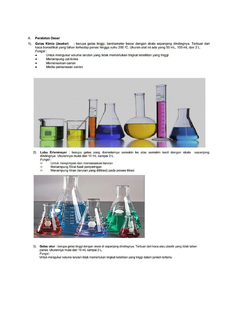 Alat Kimia Labor | PDF