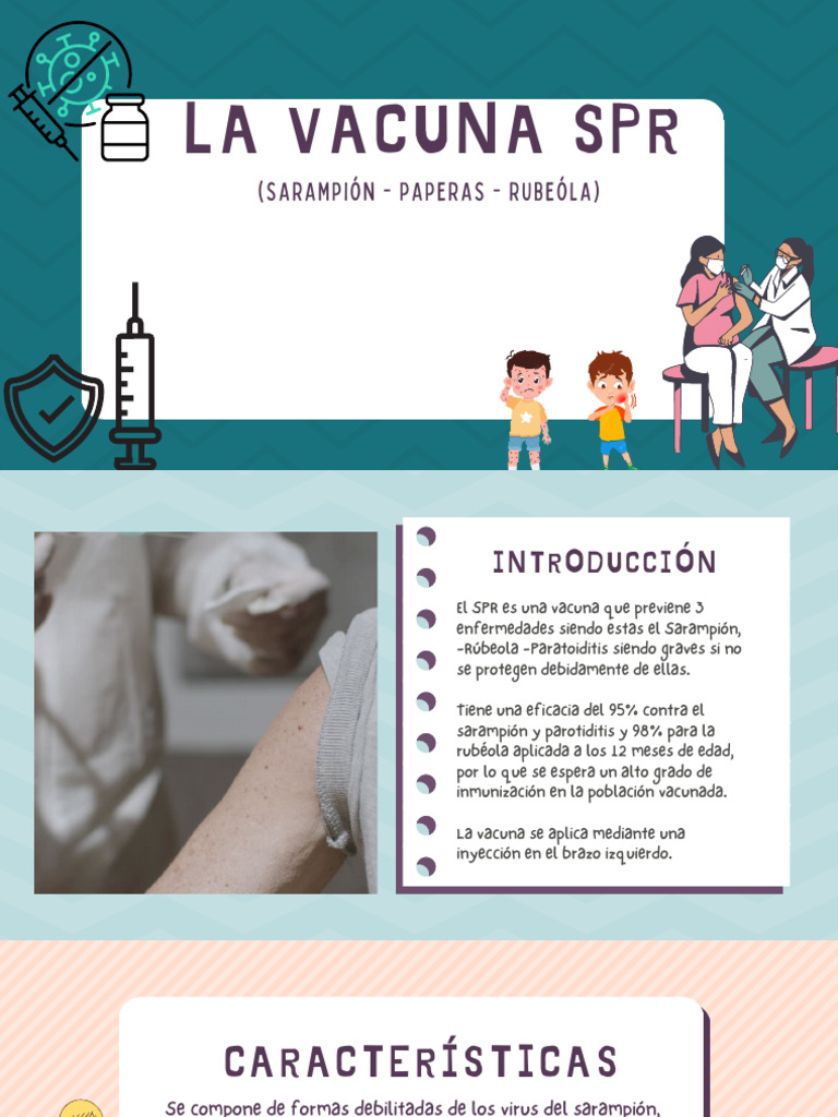 La Vacuna SPR | PDF | Vacunas | Sarampión