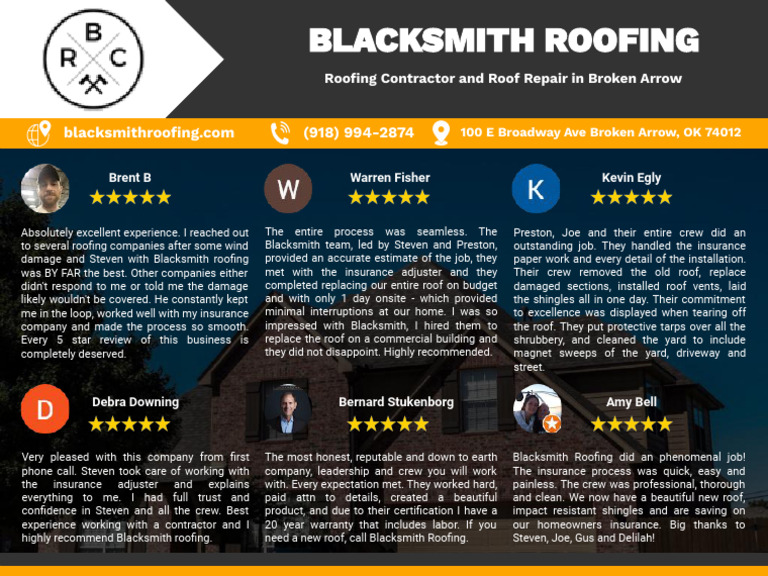 Blacksmith Roofing | PDF | Roof