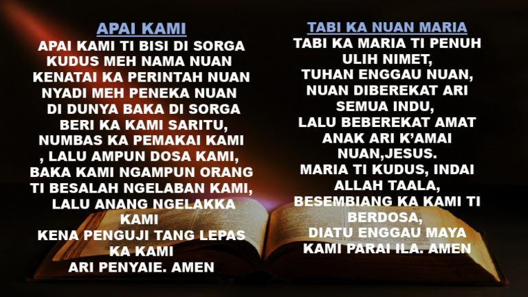 Apai Kami & Tabi Ka Nuan Maria | PDF