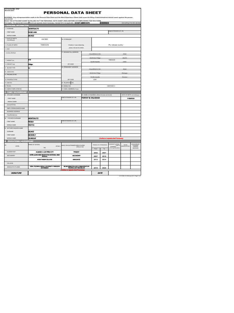 Rose Ann-Pds | Download Free PDF | Affidavit | Government