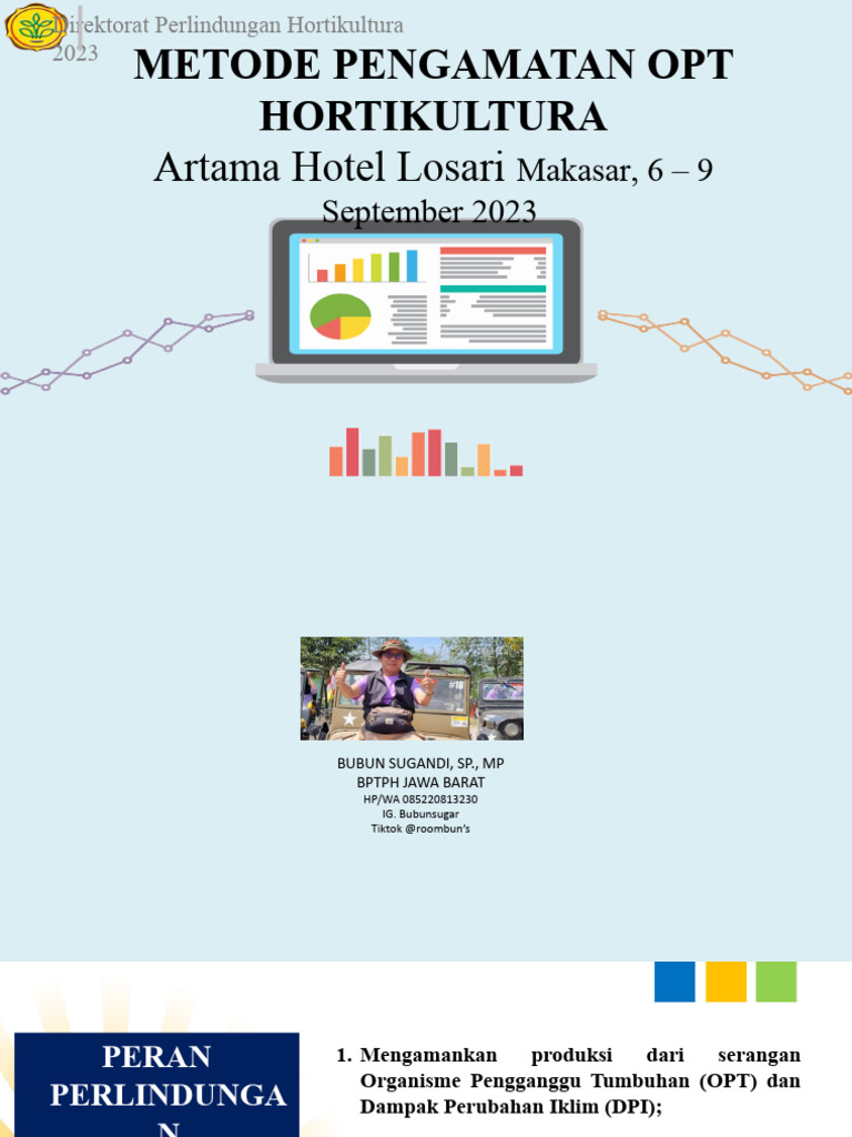 Metode Pengamatan Dan Pelaporan OPT Hortikultura, Makasar 2023 | PDF ...