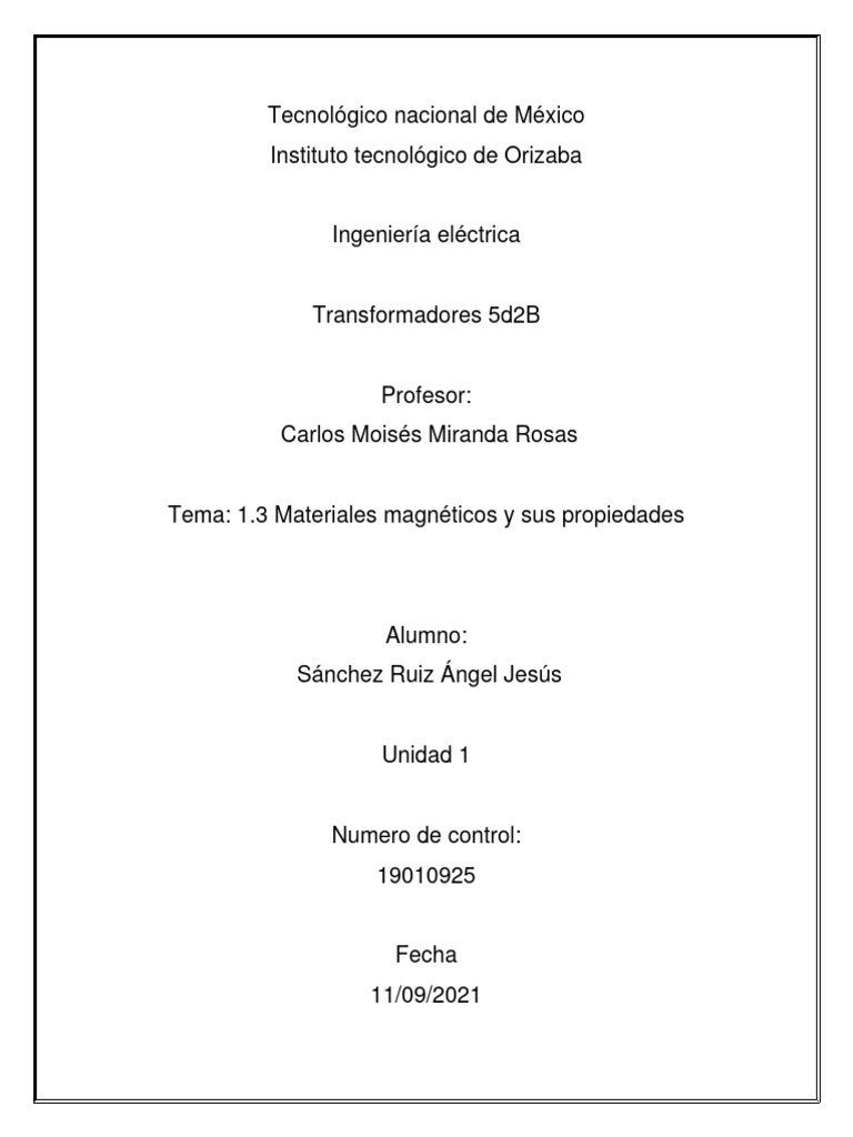 Propiedades de Materiales Magnéticos | PDF | Magnetismo | Ferromagnetismo