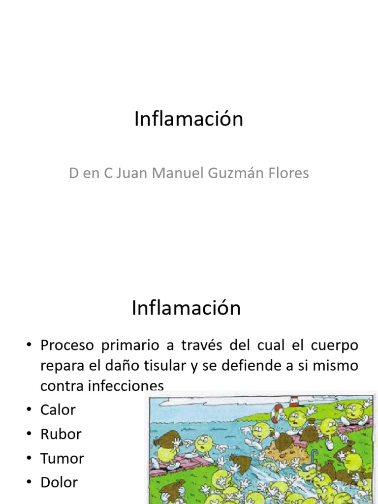 Inflamación: Calor, Rubor, Tumor y Dolor | PDF | Inflamación | Causas ...