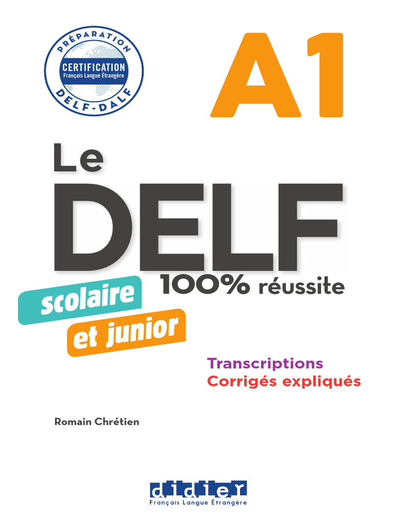 DELF A1 Scolaire Web Livret | PDF