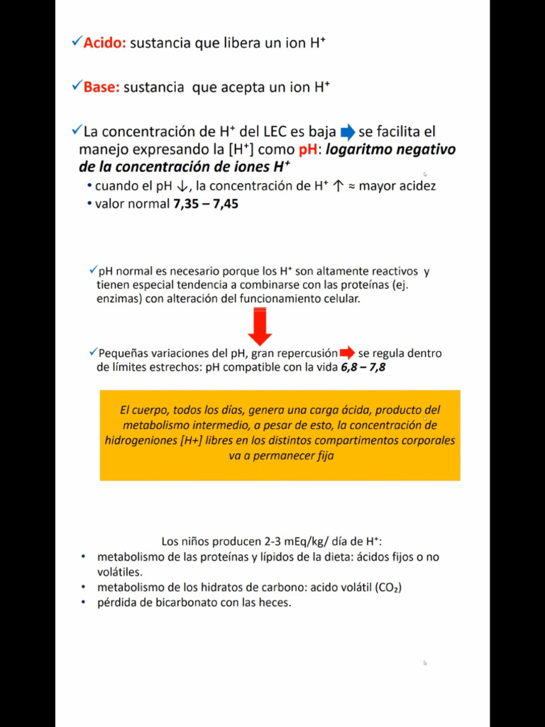 Clase 6 y 7 Eq Acido Base | PDF