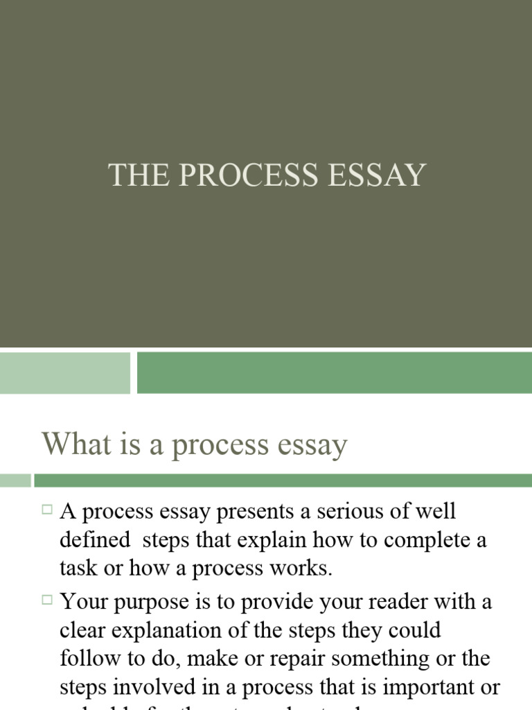 Lecture-103 (The Process Essay) | PDF | Essays | Teaspoon