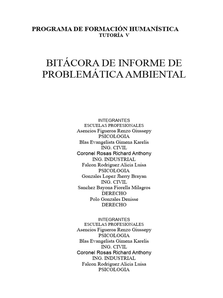 Bitácora de Estudio de Problemática | PDF | Residuos | Paradigma