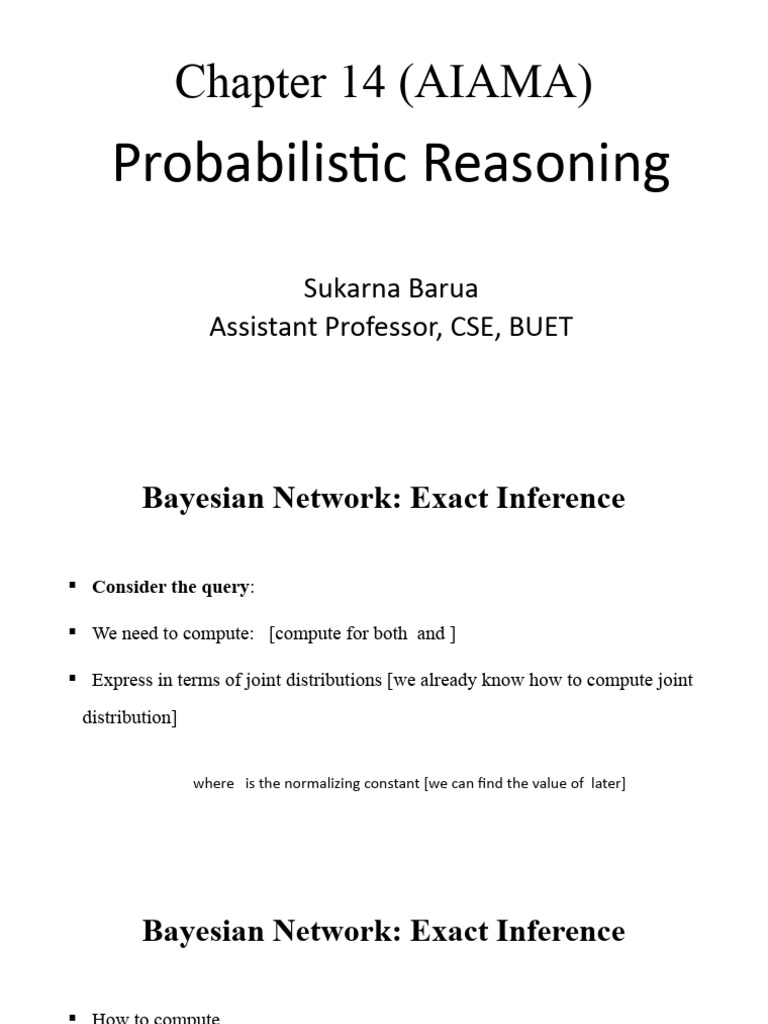 Chapter14 2 | Download Free PDF | Bayesian Network | Multiplication