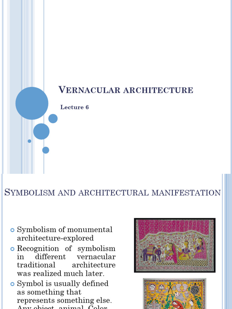 Vernacular Architecture - Symbolism | PDF | Feng Shui | Yin And Yang