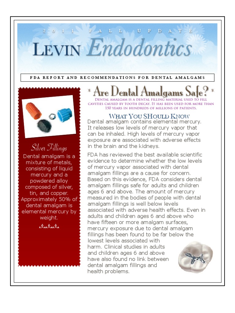 Levin Endodontics Amalgam | PDF | Mercury (Element) | Chemical Substances