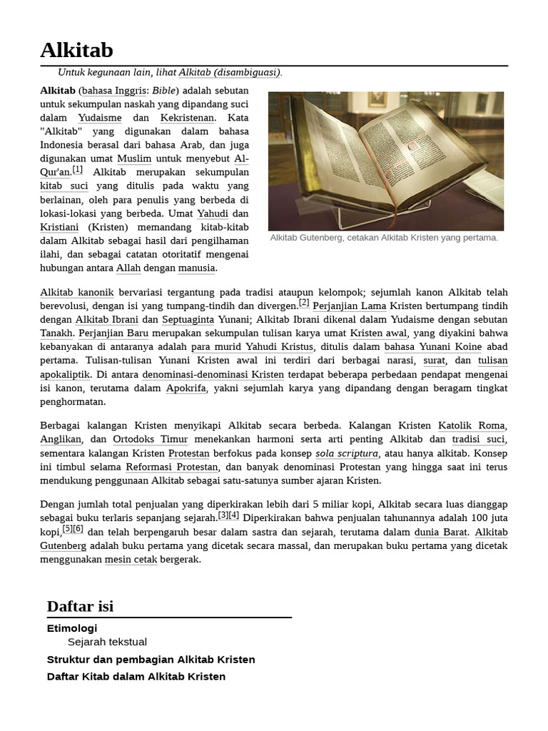Alkitab | PDF