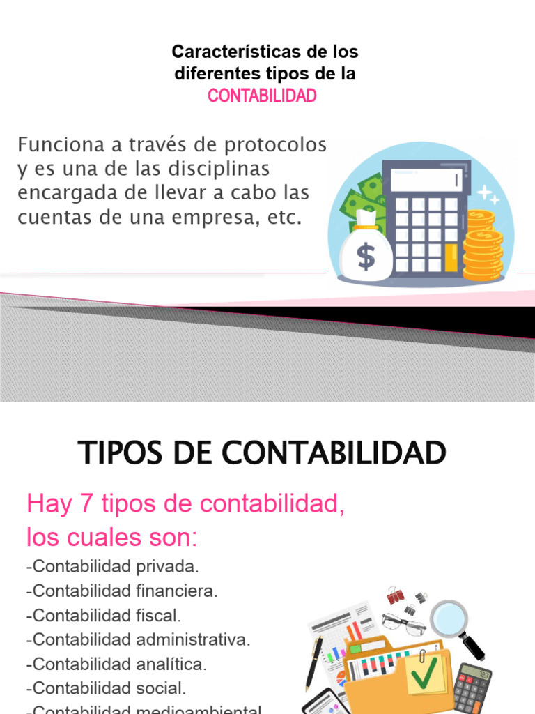 Tipos de Contabilidad | PDF | Contabilidad | Contabilidad financiera