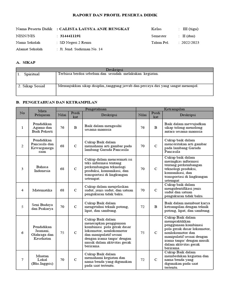 Calista Rungkat | PDF