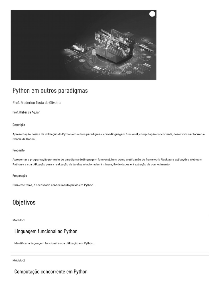 Python em Outros Paradigmas | PDF