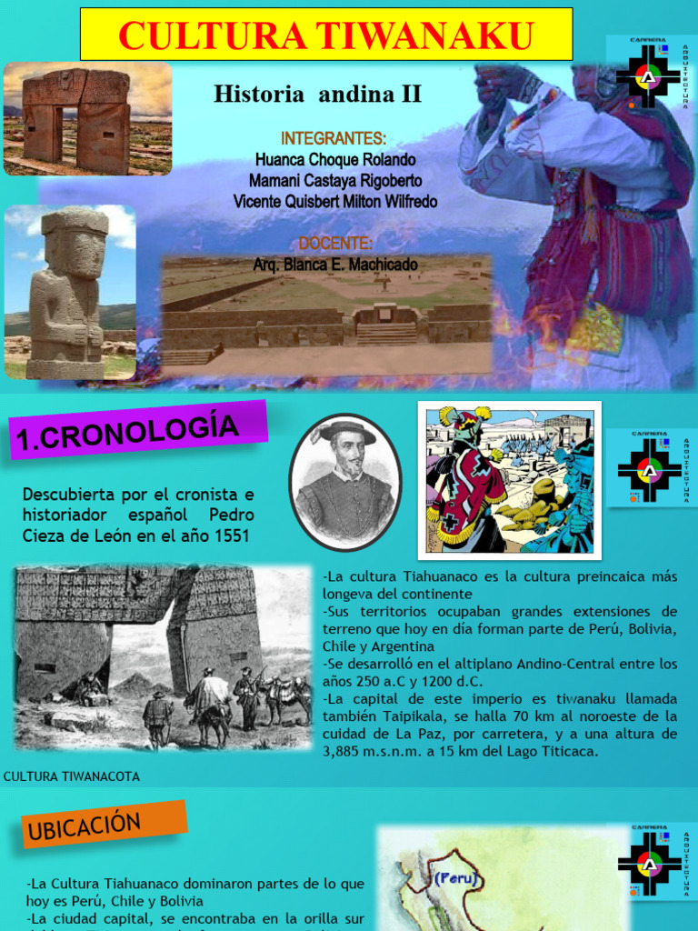 Presentación Cultura Tiwanaku Grupo 6 | PDF